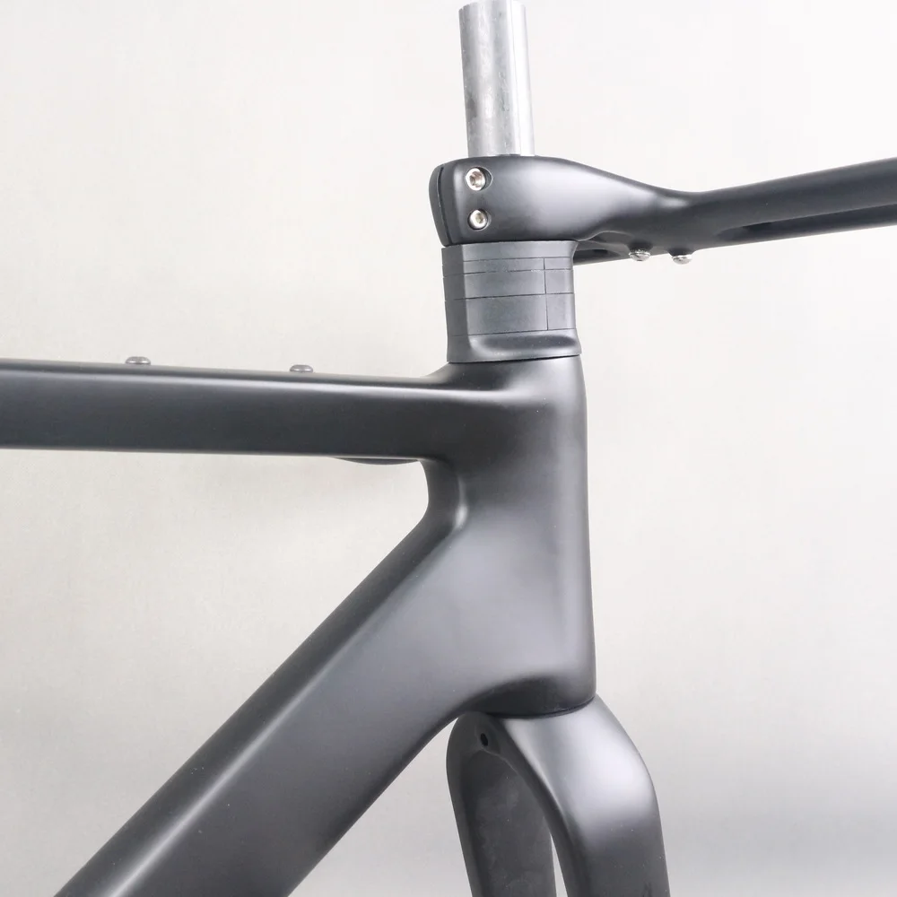 Full Hidden Cable Disc Gravel Bike Frame GR048 Carbon Fiber