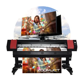 Zoomjet Cheapest Xp600 Print Head 1.8m 3.2m Printer Solvent Large ...