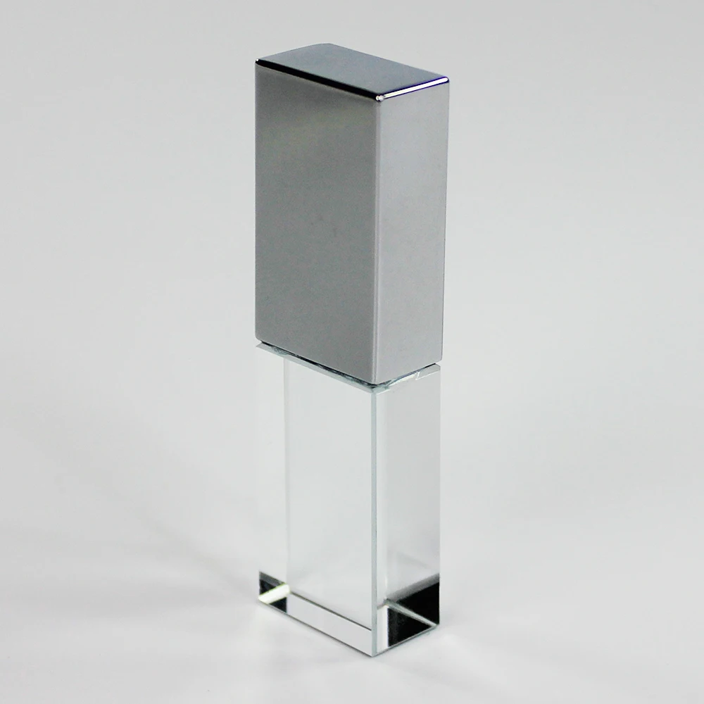 Custom Logo Fast Speed Glass Crystal USB Flash Drives