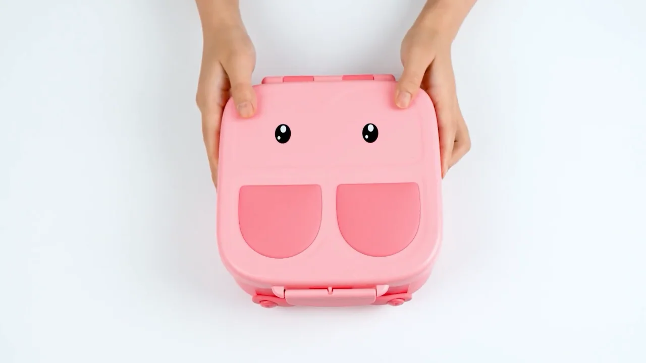 Portable Cute Bunny Bento Box For Kids Multiple Color Available,4 ...