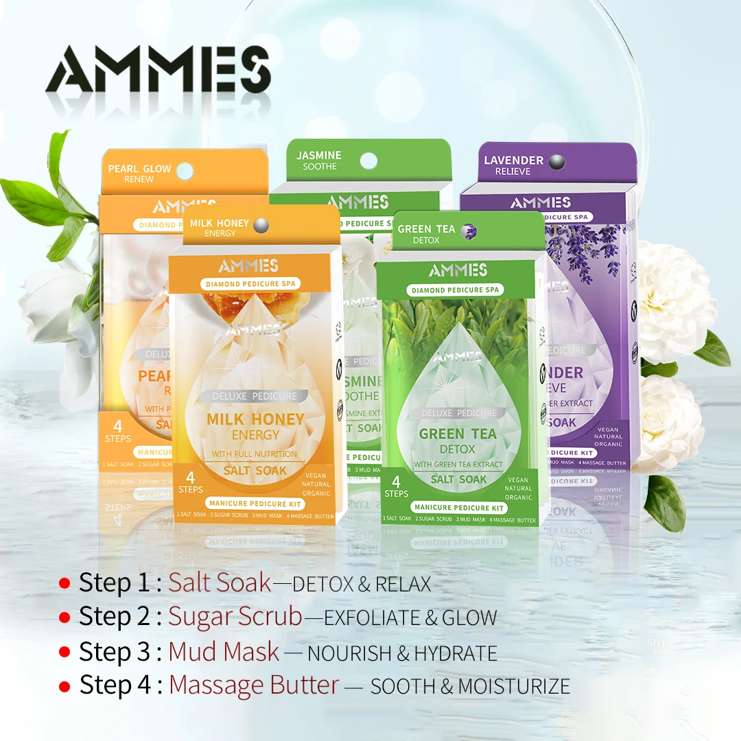 Deluxe Pedicure Kit 4 Step Manicure Pedicure Products Nail Supplier ...