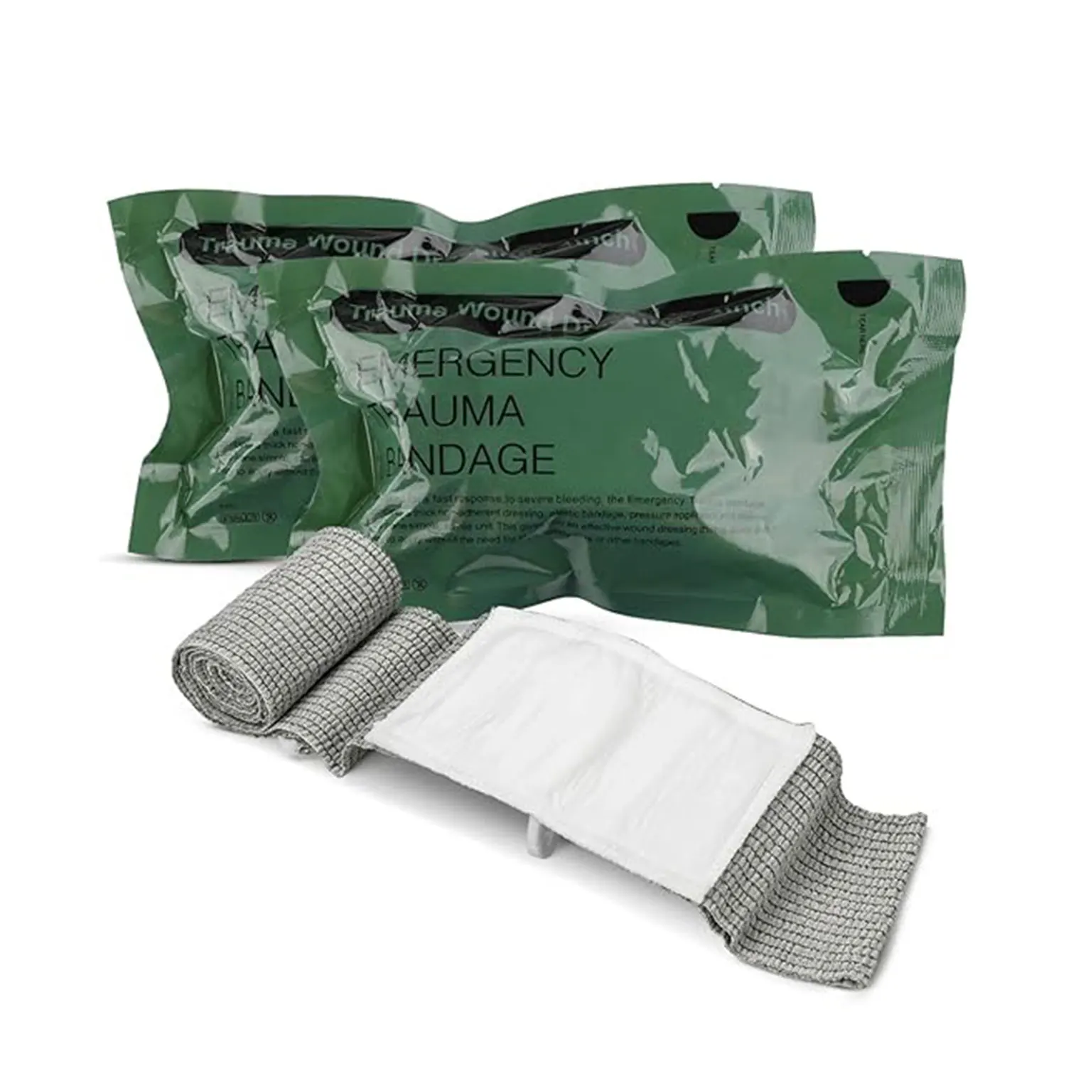 Medical First Aid Tactical Survival Trauma 6 /4 Inch Crepe Emergency ...
