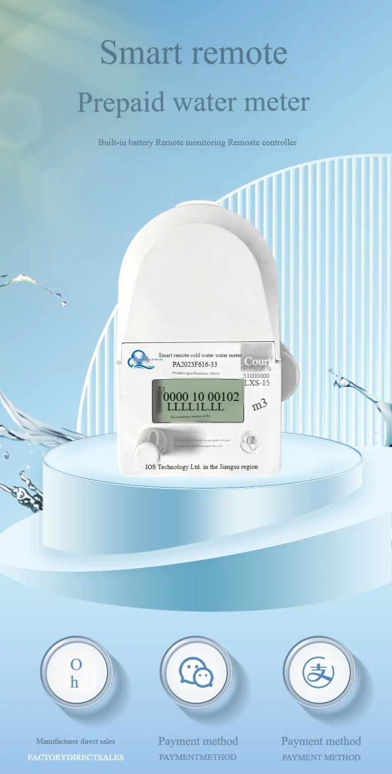 Rs485 Smart Water Meter Cnydn Remote Control For Rental House And ...