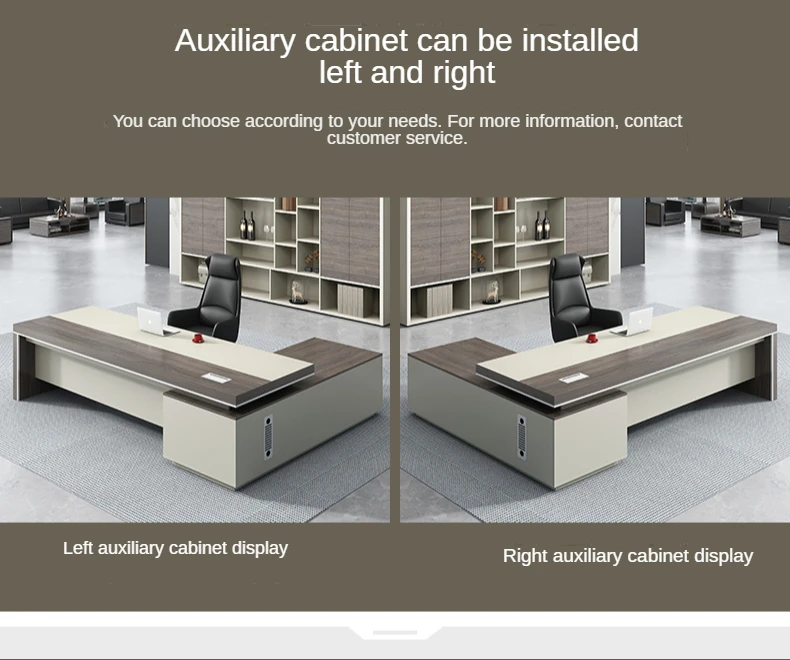 Pengpai Super Modern Office Furniture Executive CEO Office Desk L Shape ...