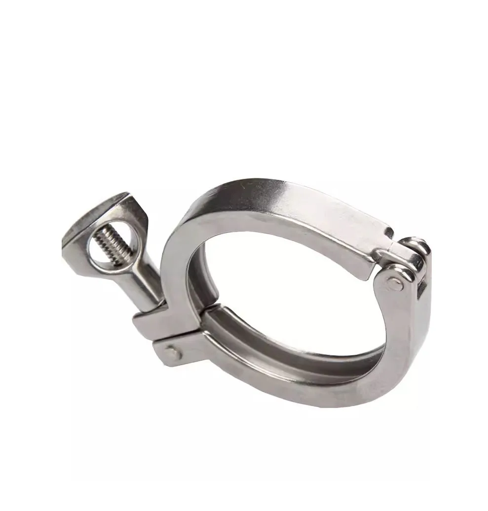 Stainless Steel Ss304 Sanitary Fitting Tri Clamp Clover Sanitary Single ...
