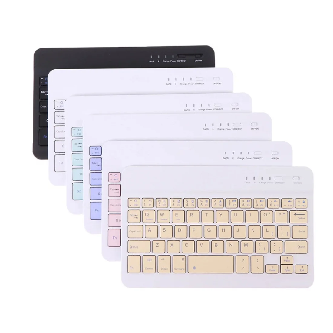 10 Rechargeable Wireless Bluetooth Keyboard For Cell Phone Tablet Mini Portable Bluetooth