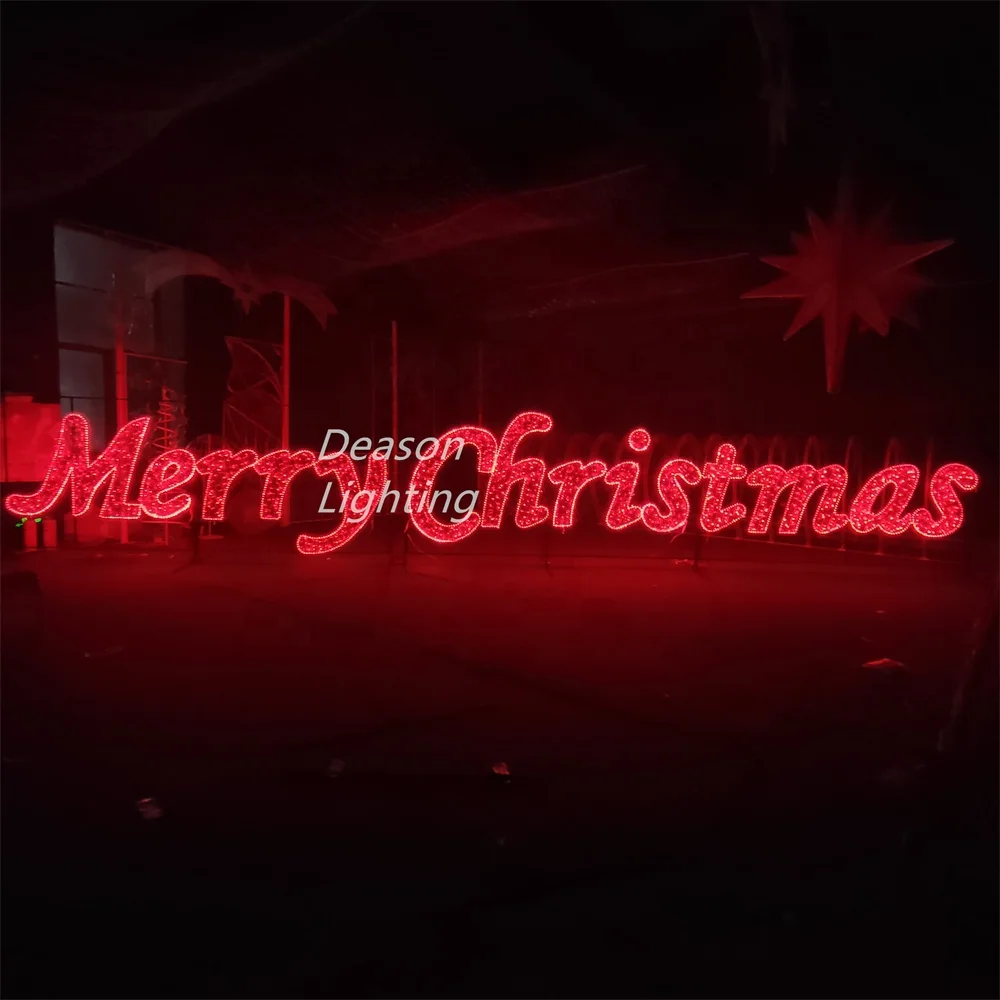 Led Lighted Merry Christmas Sign - Deasonlighting Quality