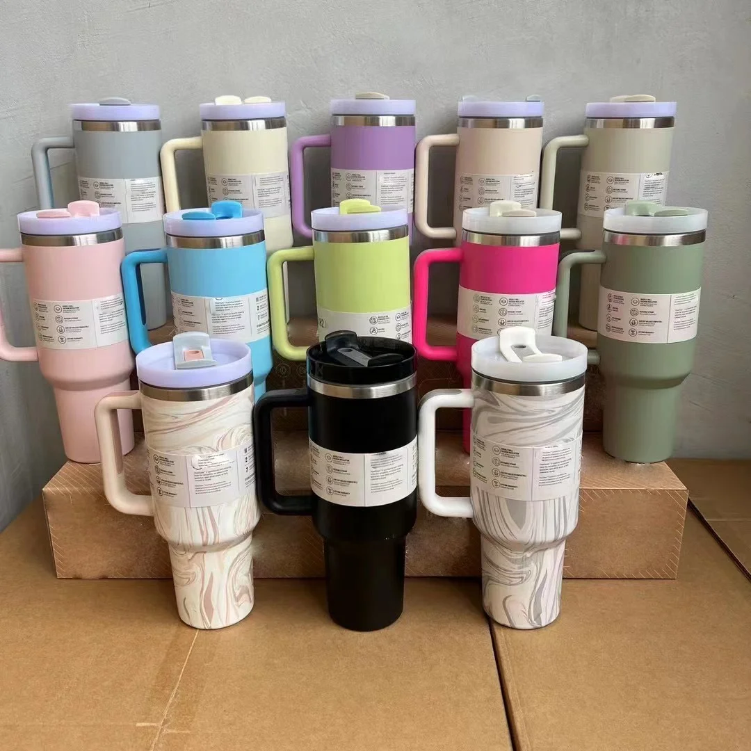 With Handle Stan Ley Quencher H2.0 Flowstate Tumbler 40oz Stan Ley Mug ...