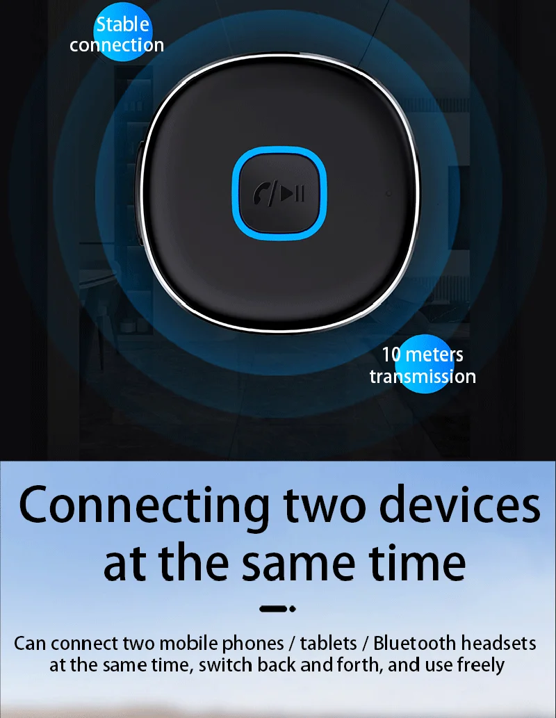 Hot Selling Portable Blue Tooth Receiver 3.5mm AUX Wireless Music MP3 ...