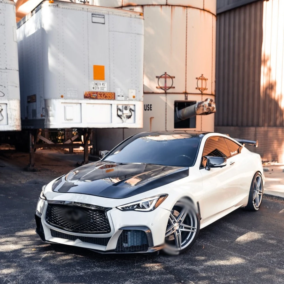 Oem Customized Gts Style Carbon Fiber Engine Hood Bonnet For Infiniti ...