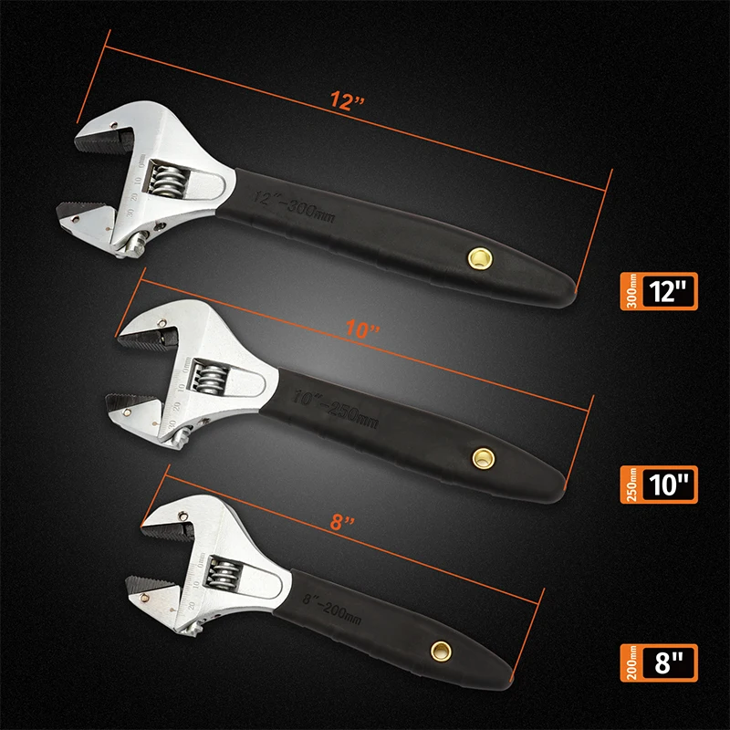 Wholesale 10'' Automatic Tight Multi-functional Open End Adjustable ...