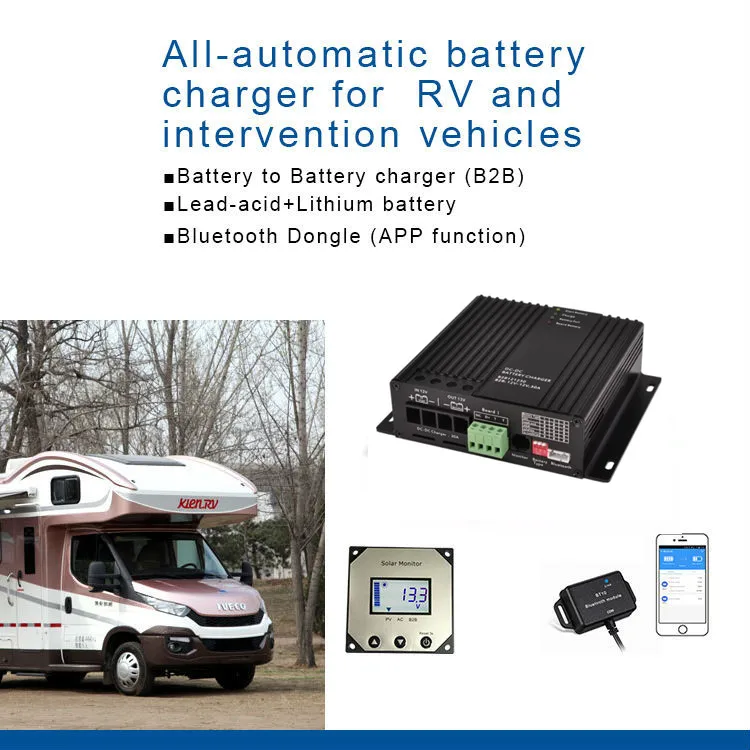 12v 30a Dc Battery Charger Solar Mppt Controller For Rv Vehicle Lithium Gel Battery - Buy ...