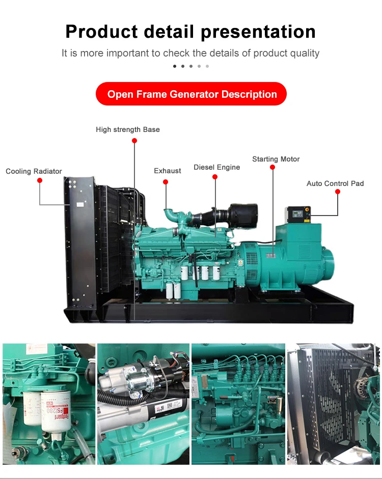 Land Use Diesel Power Plant With Cummins Faw Engine 25kw 40kw 50kw ...