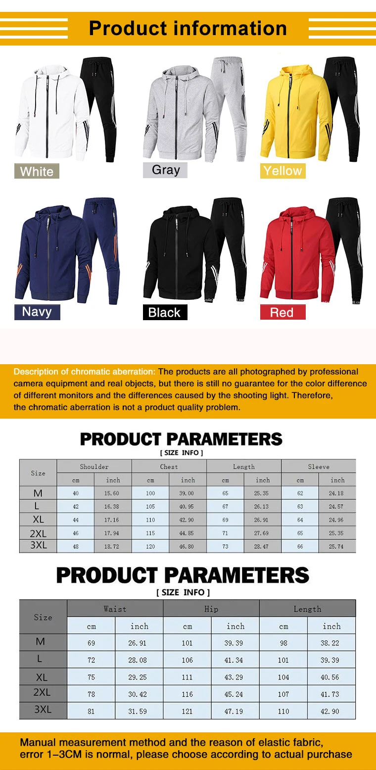 Wholesale Custom Logo Mens Tracksuit Set - Quick Dry & Breathable