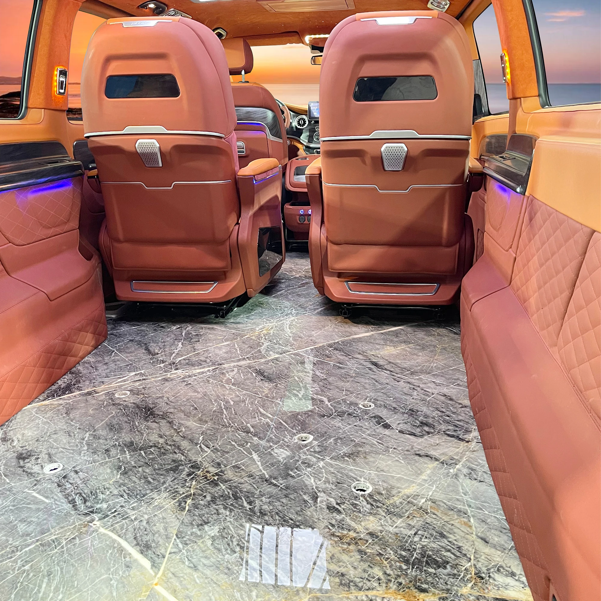 Mercedes Sprinter Van Floor Trim Kit (2007 ) Flooring for Mercedes ...