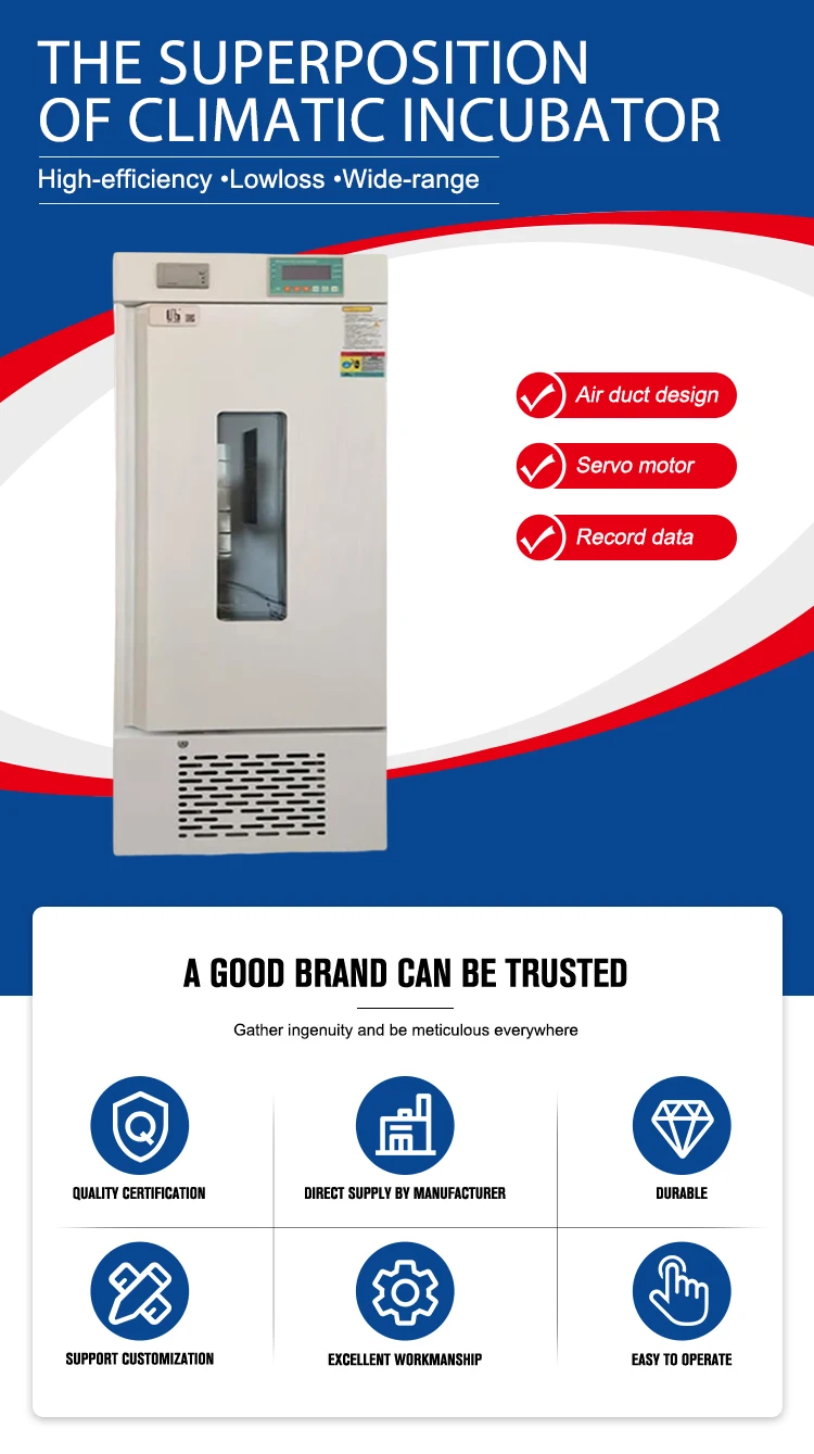 Laboratory Microbiology Incubator Precision Artificial Climate ...