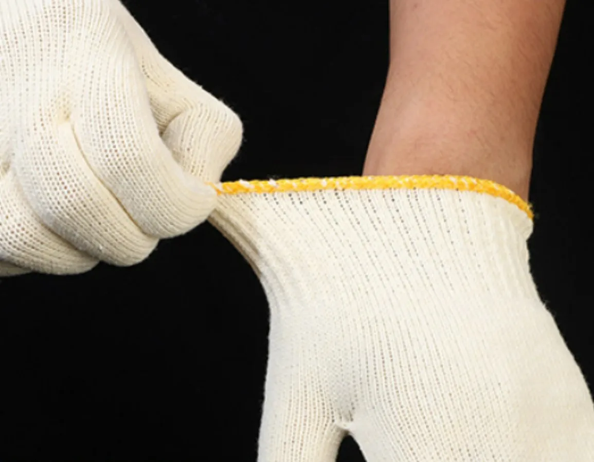 White Color Of Thread Cotton Yarn Knitting Thread Gloves Labor ...