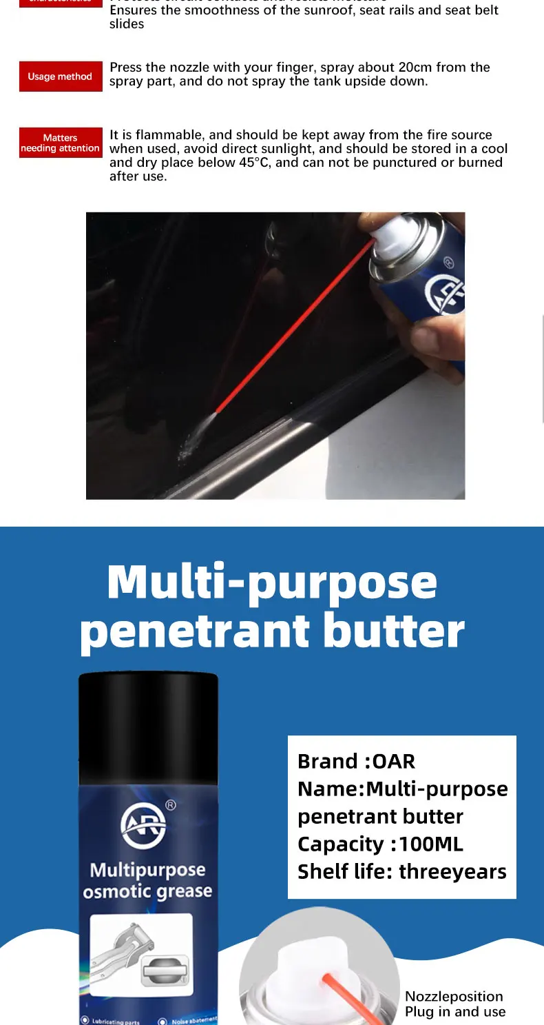 Car Multi-purpose Lubricant Automobile Maintenance Set Multifunctional ...