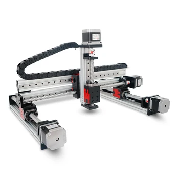 Vertical Linear Rail Guide Linear Axis Xyz Table Ball Screw Stage With ...