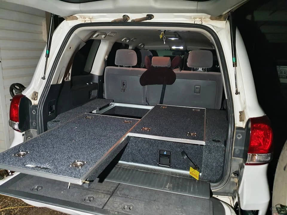 Wholesale Overland Suv Car Rear Storage Box Slide Locker Trunk Drawer ...