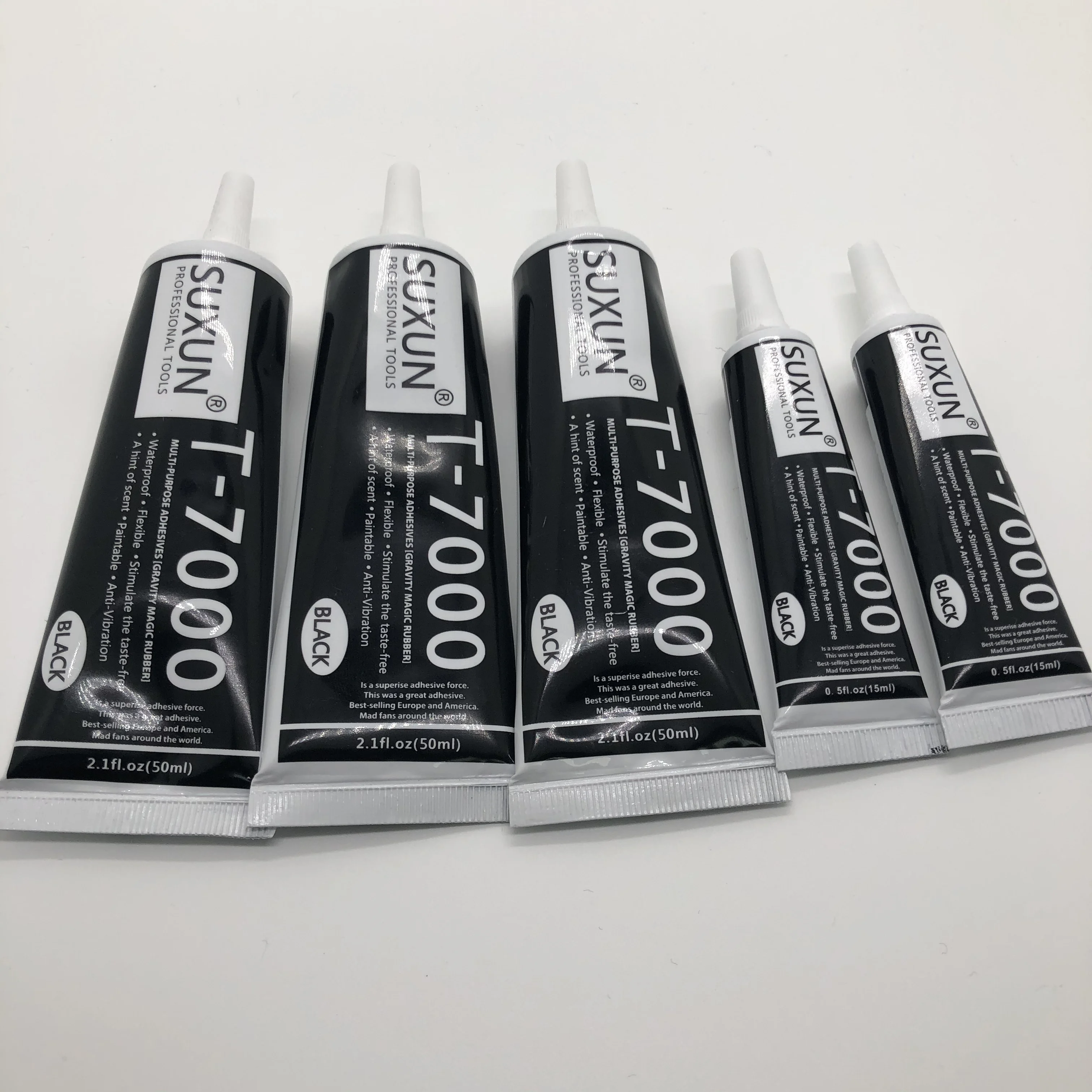 Suxun 50ml New Epoxy Resin Adhesive T7000 Black Liquid Glue Super ...