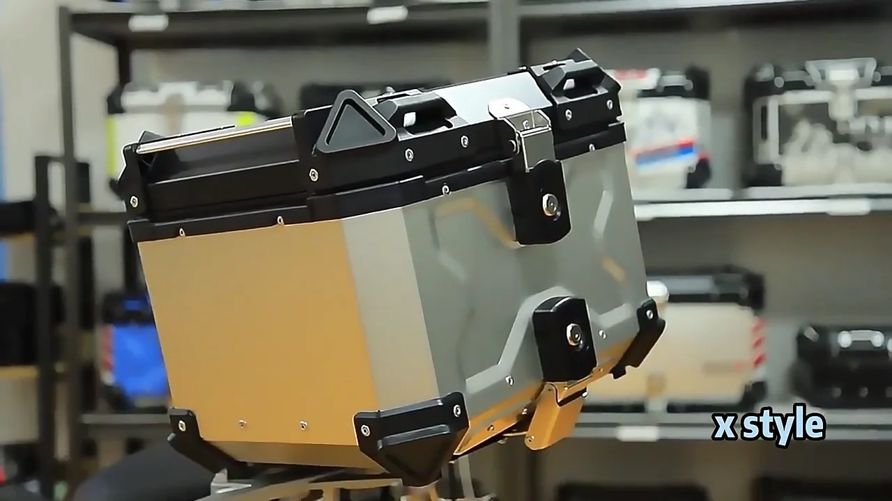 New Design 55l Motorcycle Tail Boxes Aluminum Top Case For Motorcycle ...