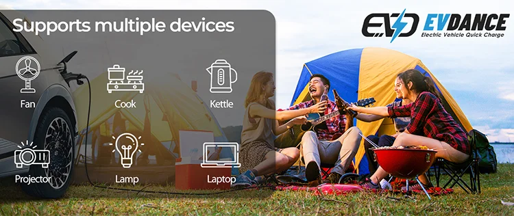 Type1 V2L EV Cable Connector Portable US Version Type 1 J1772 GBT Type ...