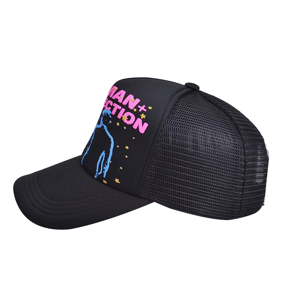 Wholesale Custom 3d Puff Embroidery Mesh Trucker Cap