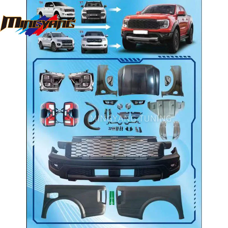 High Quality Body Kit Car Bumpers for Ford Ranger 2012-2021 T6 T7 T8 ...