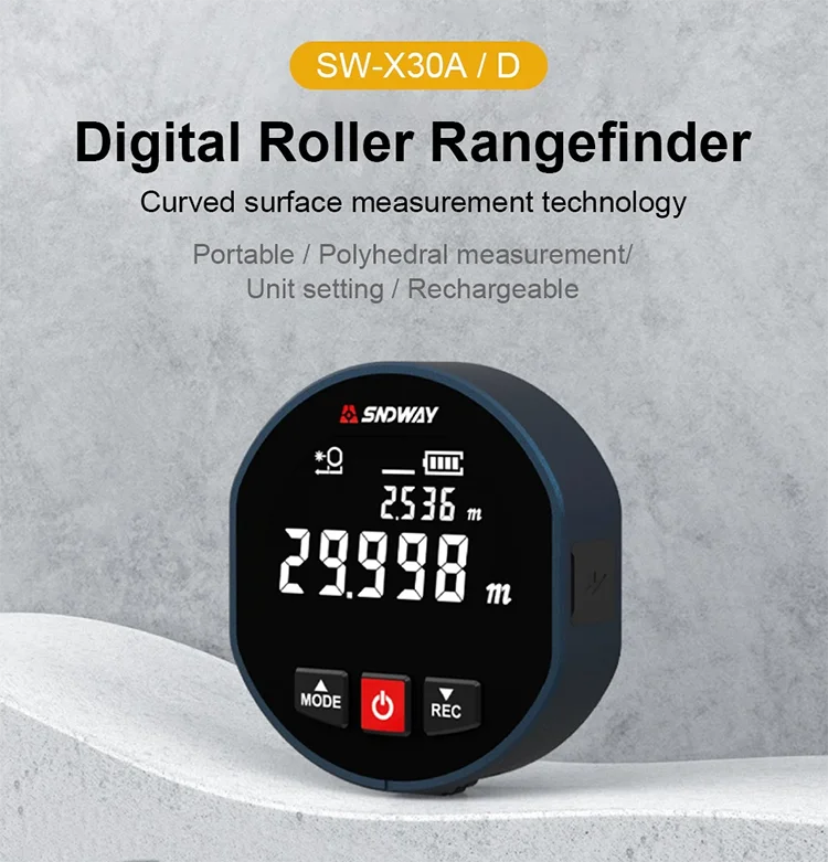 SNDWAY Rolling Tape Measure - Precision for Curvy Surfaces