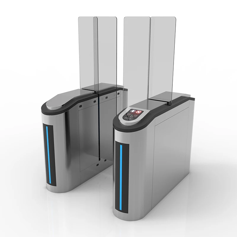 Automatic 24v Dc Motor Acrylic Glass Sliding Turnstile Barrier ...