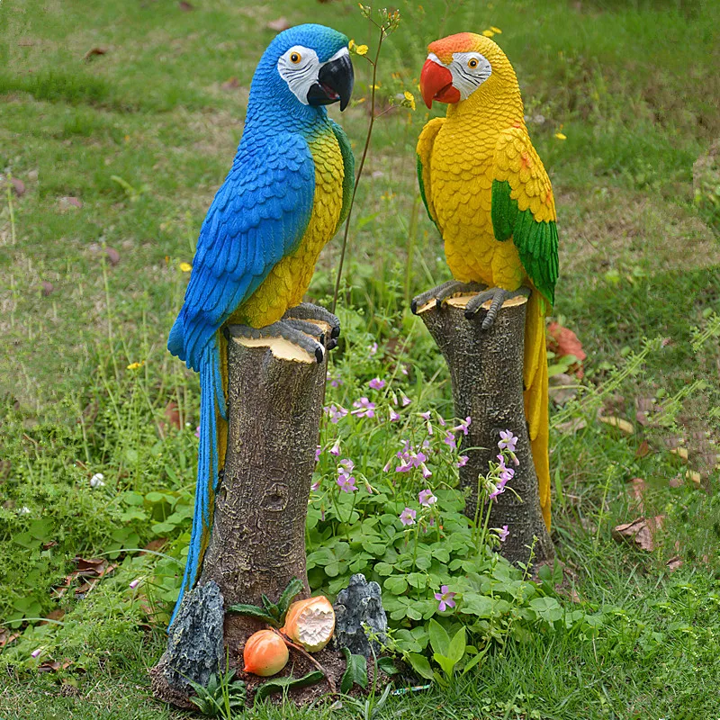 Wholesale Resin Realistic Lifelike Animal Sculpture Colorful Painting ...