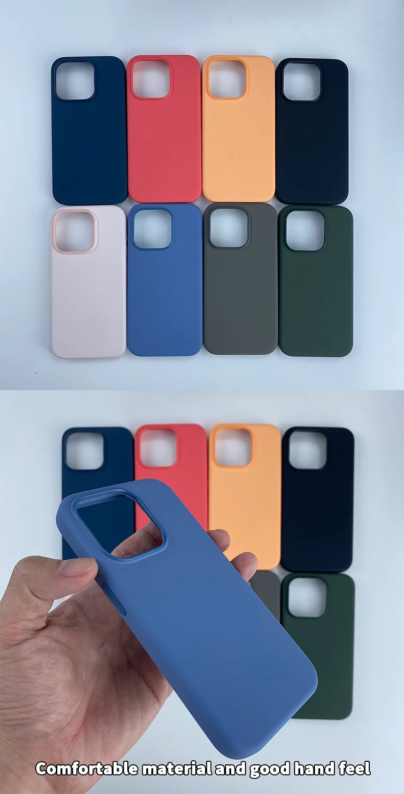 Original 1to1 Liquid Silicone Magsaf Phone Cases With Charging Animation For Iphone 15 Pro Max ...