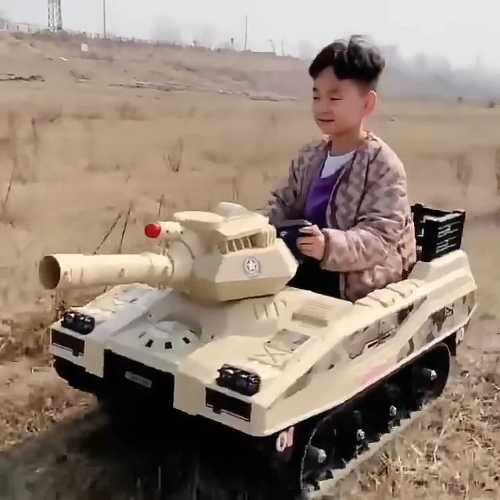 Factory Price Latest Kids Ride-on Tank Car Mini Army Electric Vehicle ...