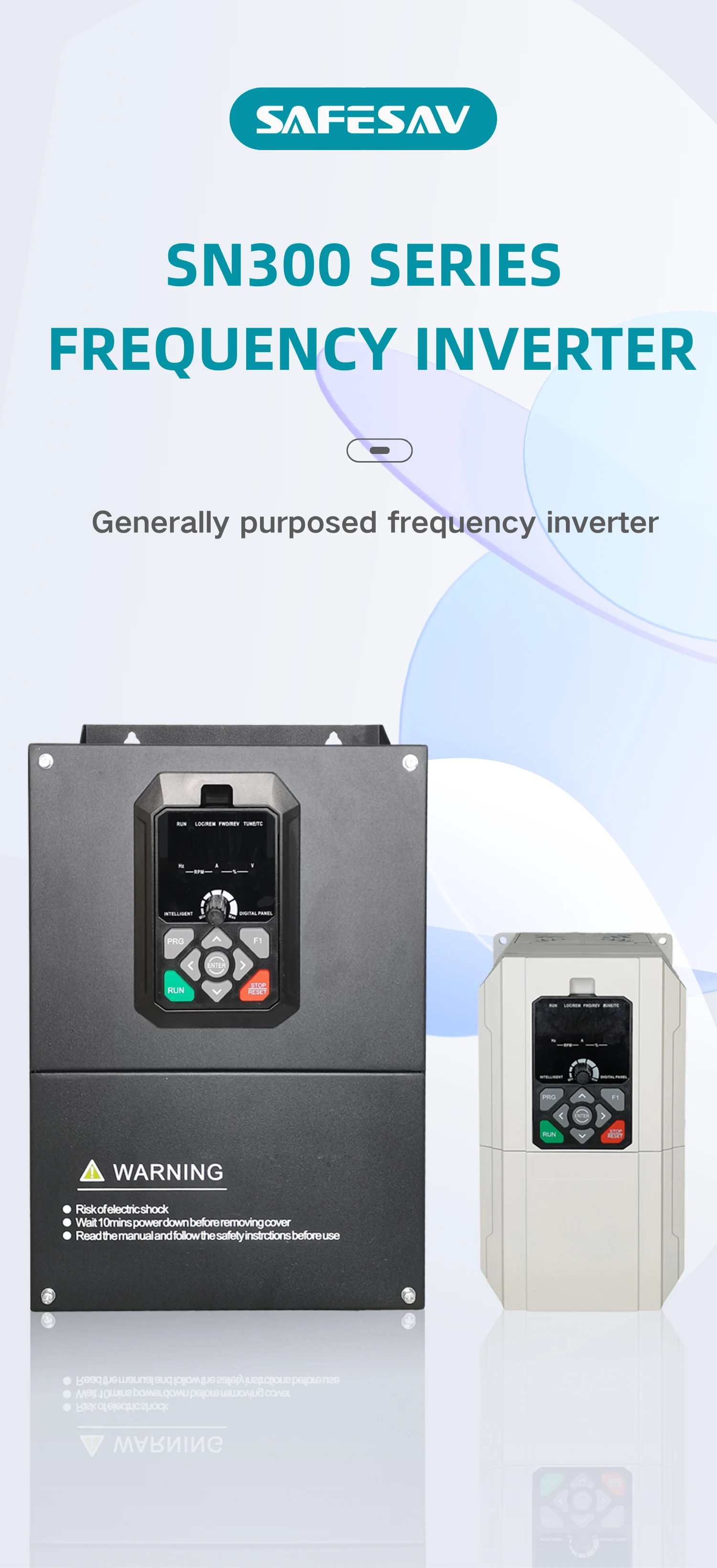 SN300 Series 11kw 3 Phase 220V Input Current 48A Output 45A Frequency ...