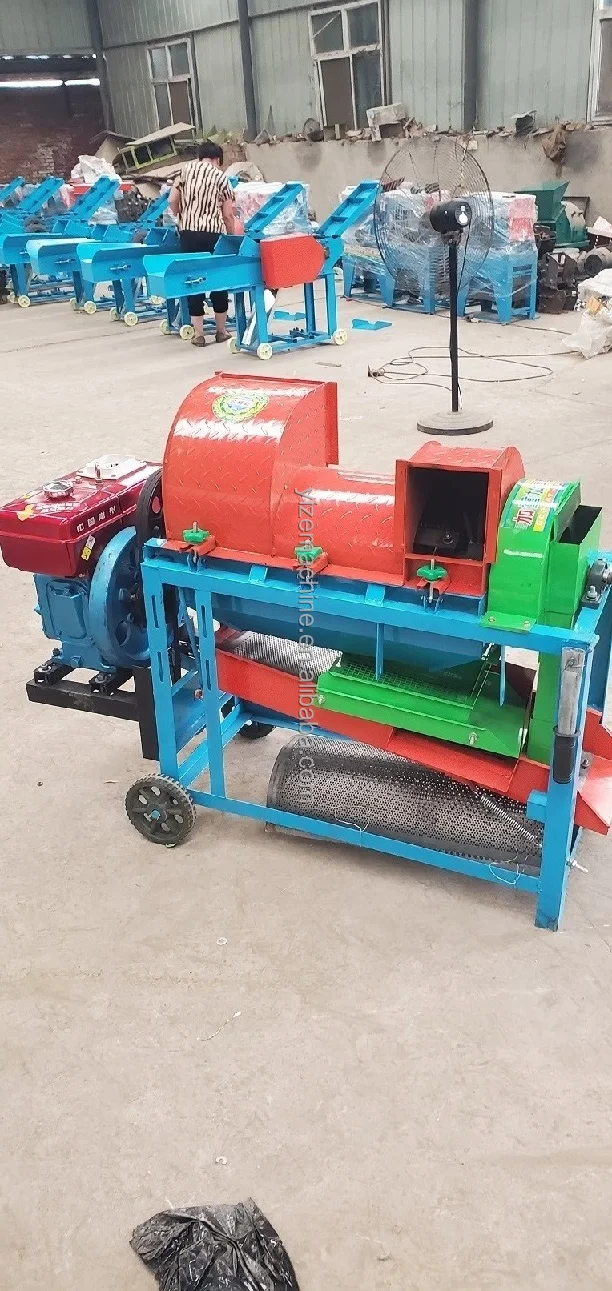 Millet Corn Soybean Sorghum Sheller Thresher Machine Maize Shelling ...