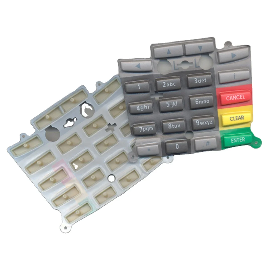 Silica Gel Push Button Membrane Switch Panel Customized Rubber Buttons