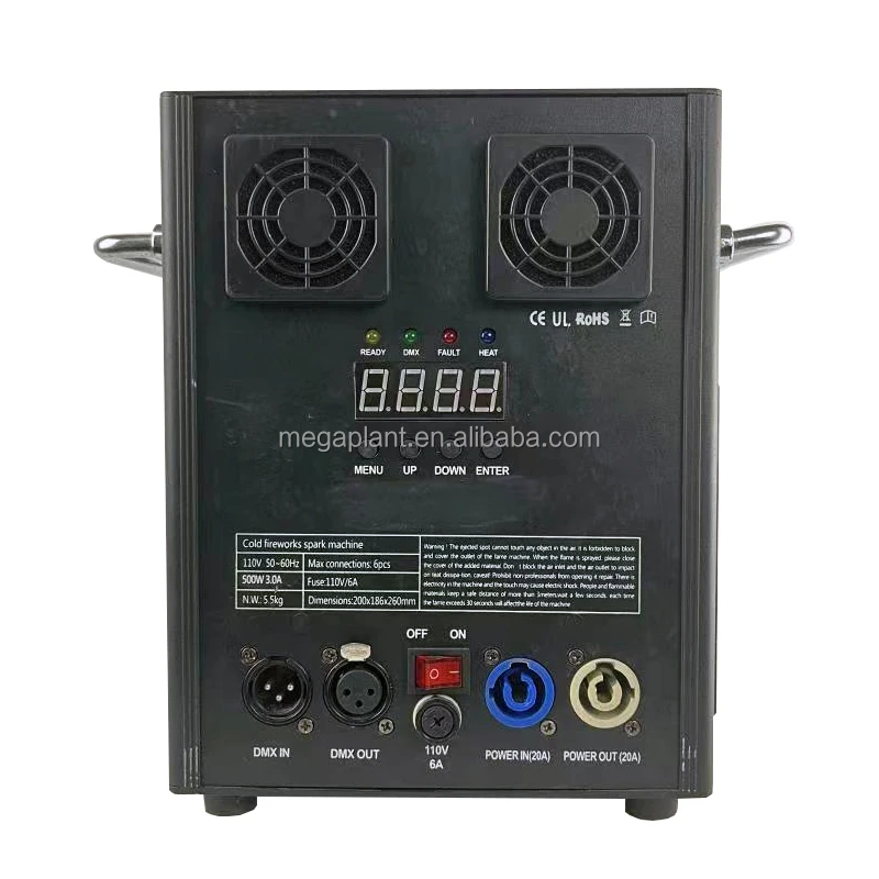 Moka Wireless Wedding 650w Cold Pyro Sparkular Machine Mini Cold Spark ...