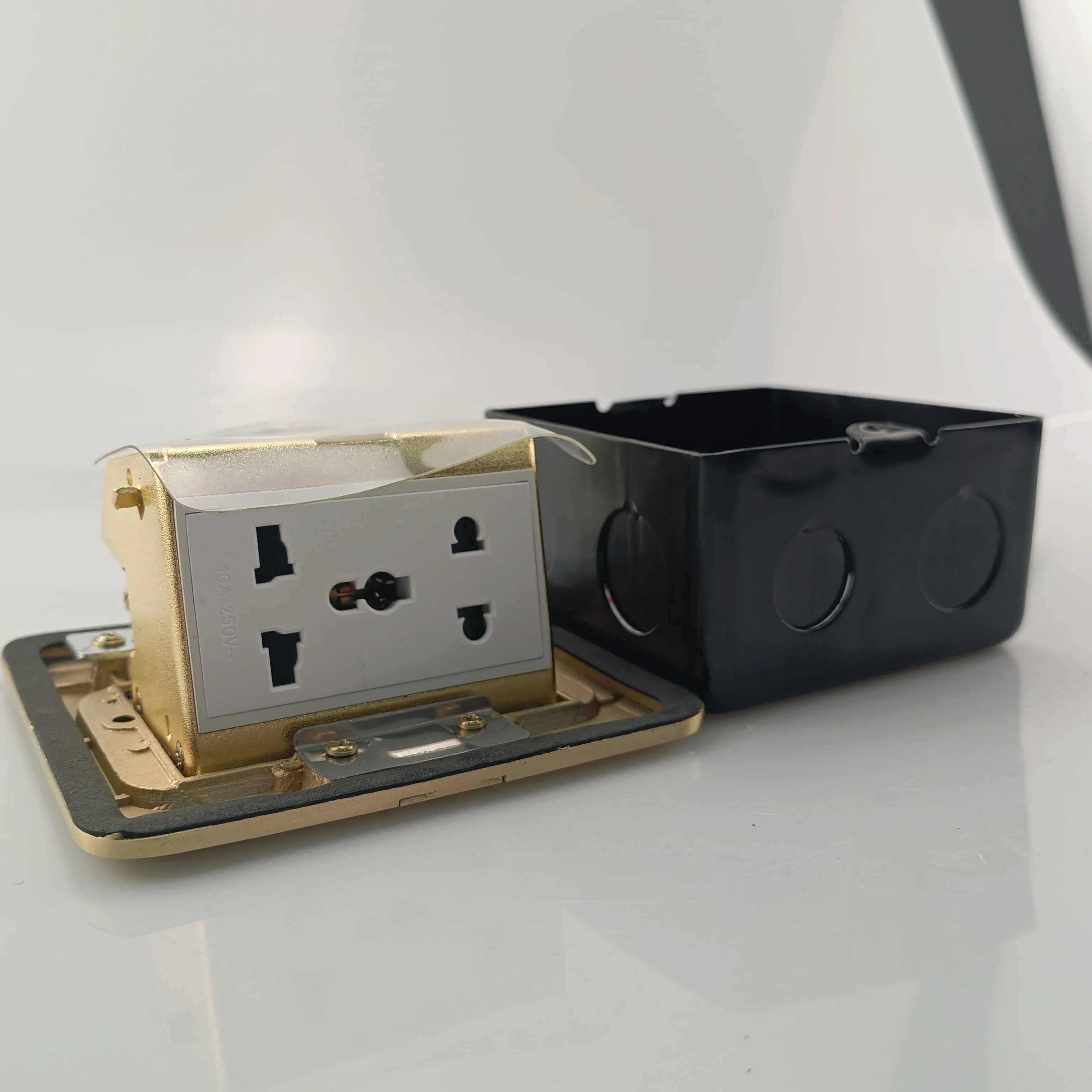 Universal 5 Pin Office Pop Up Floor Socket,Full Brass Top Panel ...