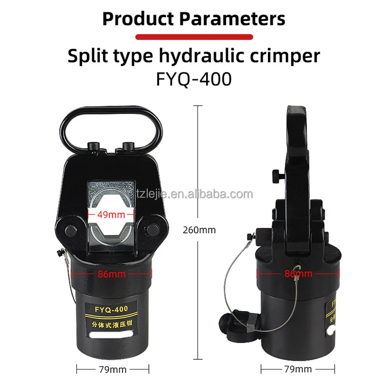 Cable Lug Aluminum Copper Crimper Crimping Tool FYQ-400 Split Type ...