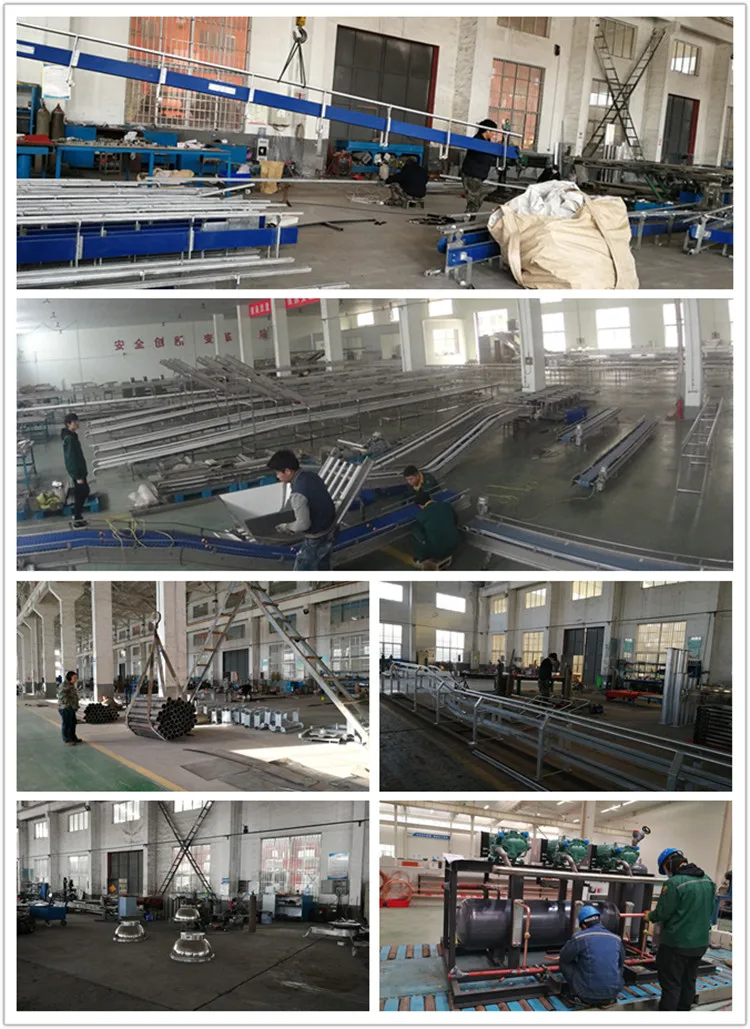 Modern Hog Slaughterhouse With Pork Butcher Abattoir Meat Process ...