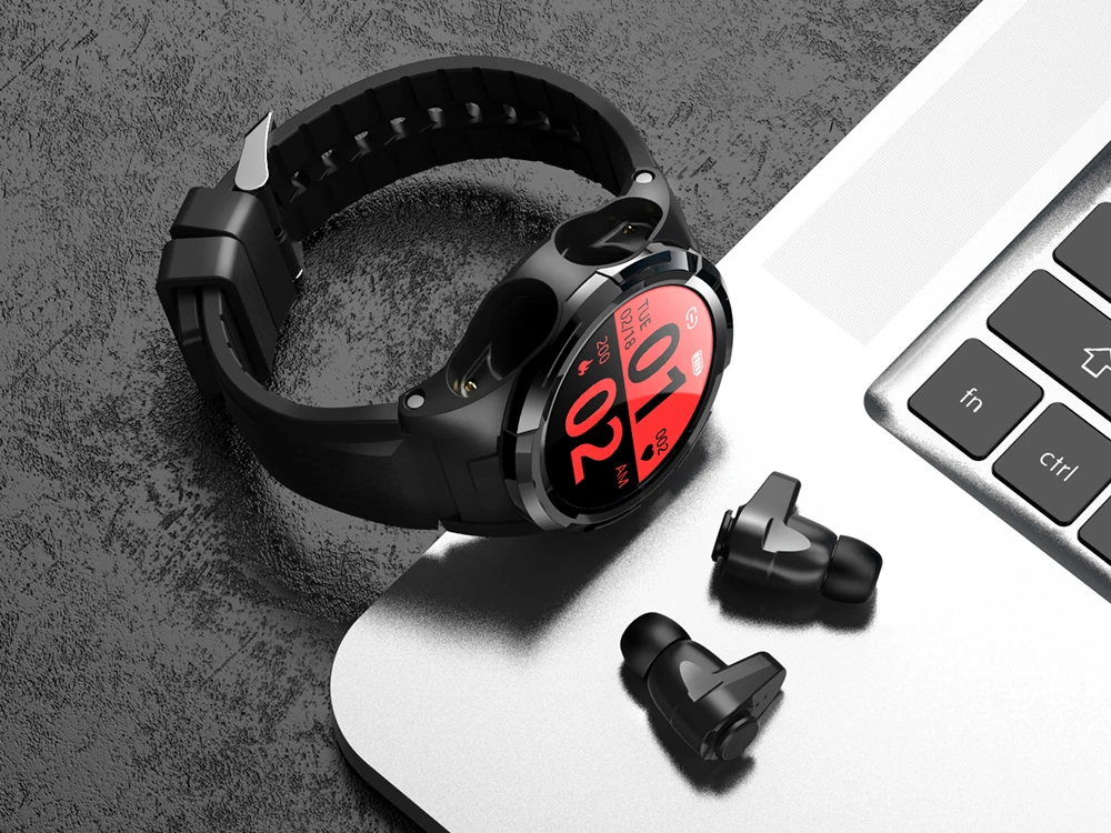 S201 Smart Watch Headset Integrated Temperature Test Full Touch Screen ...