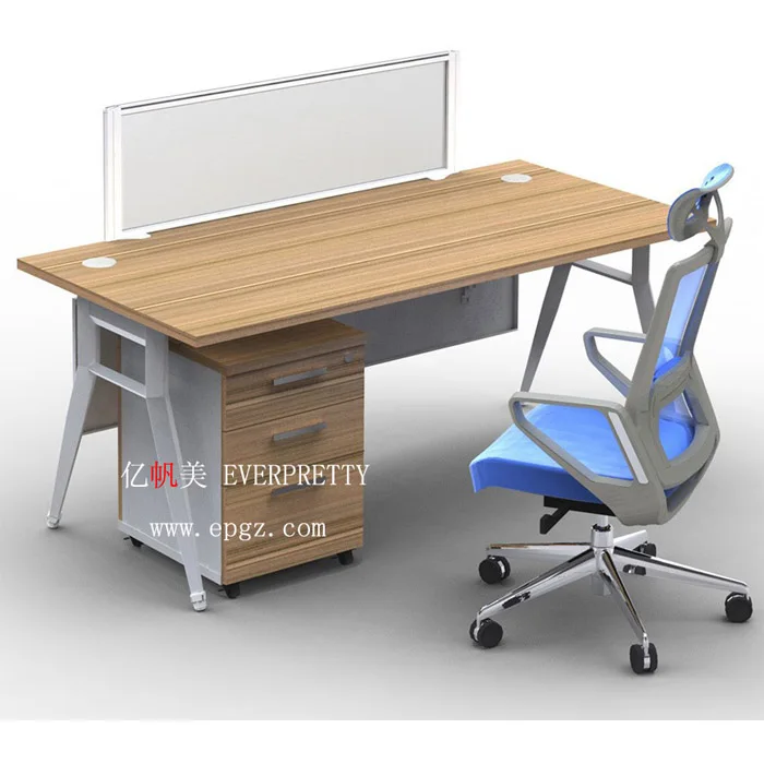 Factory Direct Luxury Office Desks Office Furniture Table in Wooden Desktop Table Supplies School Office for Staff Alibaba