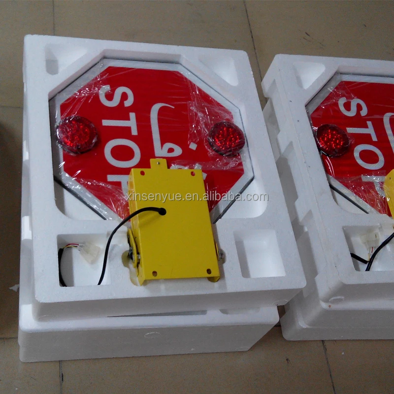 DC12/24V Electronic Stop Sign Arm for School Bus Safety