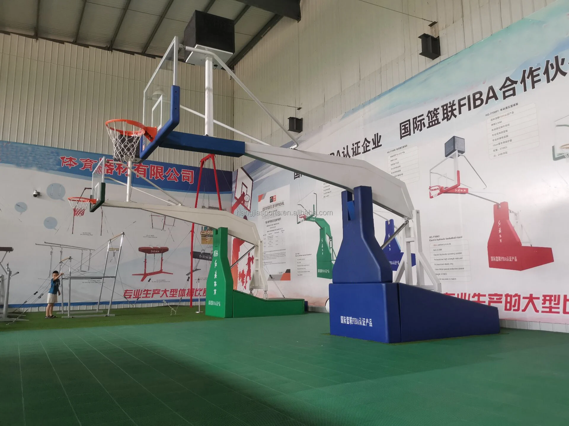 High Quality FIBA Standard 72 Inch Hydraulic Basketball Hoop Portable ...