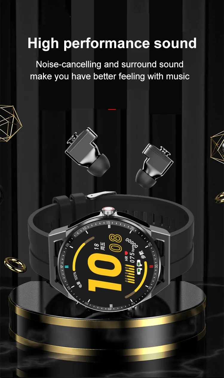 Hot Selling T20 Fashion Smart Watch For Men Bt Call Waterproof Fitness ...