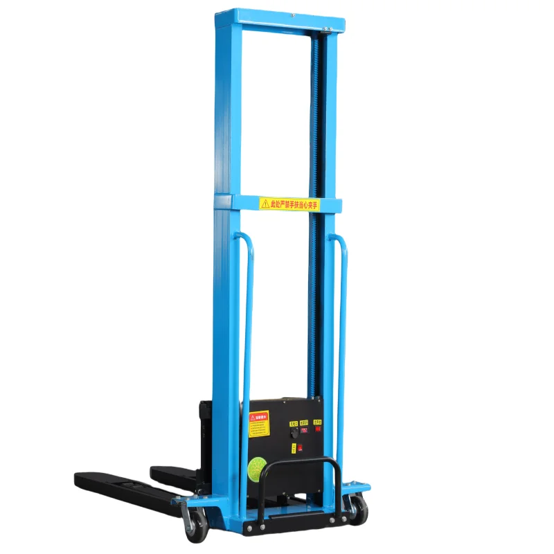 New Product Electric Forklift Folk Lift 1 Ton Electric Pallet Stacker ...