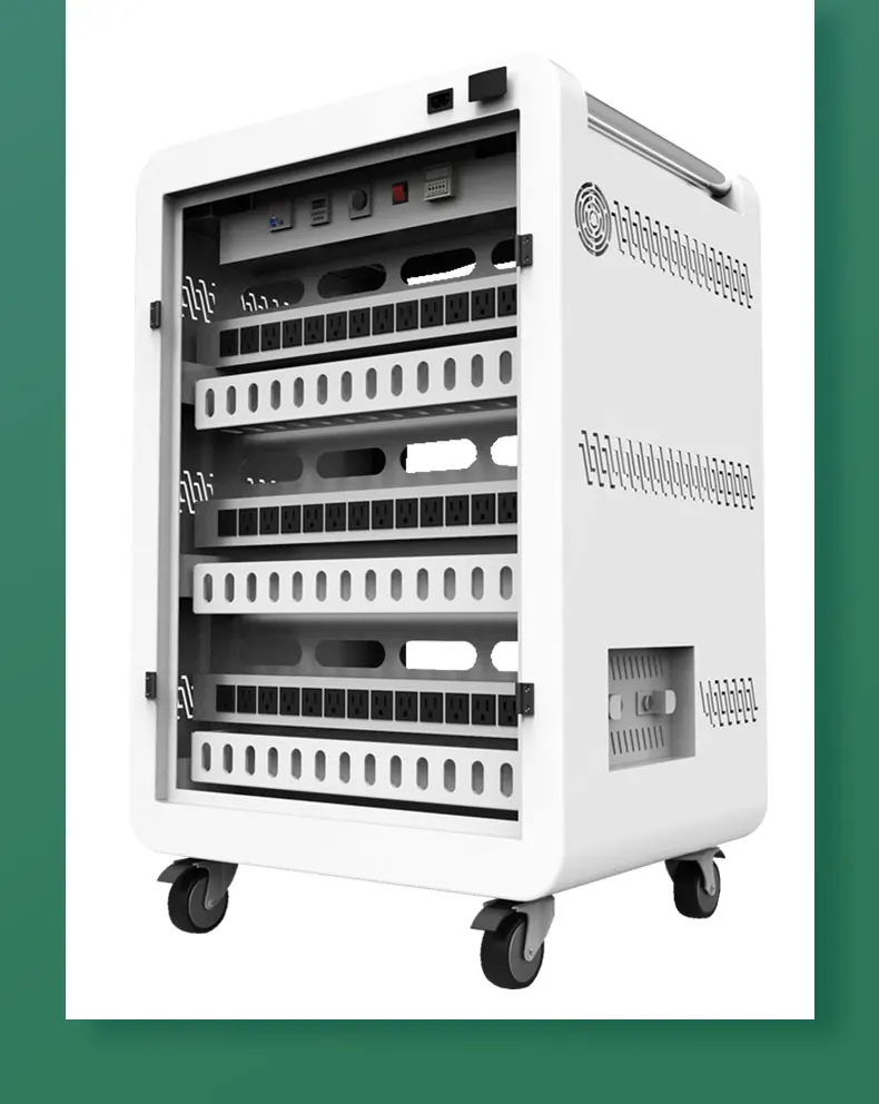 School Tablet Trolley Charging Cart Laptop Charging Cabinet Smart Phone ...