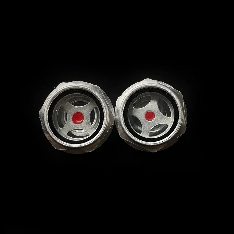 Oil Level Sight Glass Level Indicator Push Fitting Hexagonal Thread Air ...