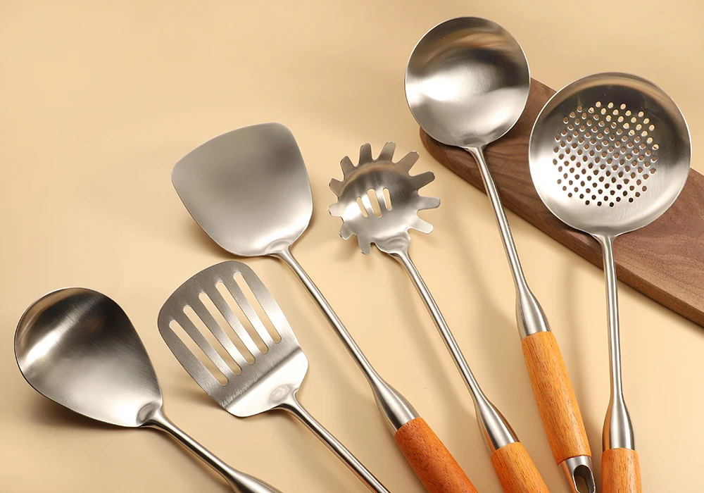 Modern Home Cooking Kit - Durable Stainless Steel Utensils